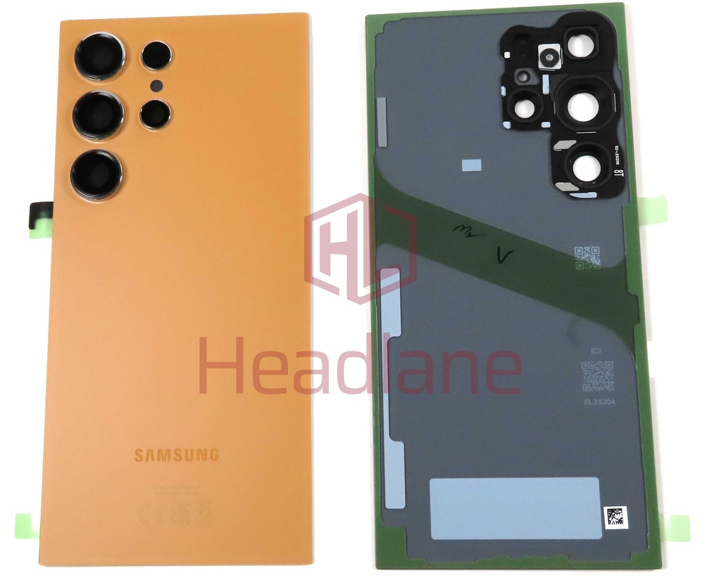 Samsung SM-S928 Galaxy S24 Ultra Back / Battery Cover - Titanium Orange ...